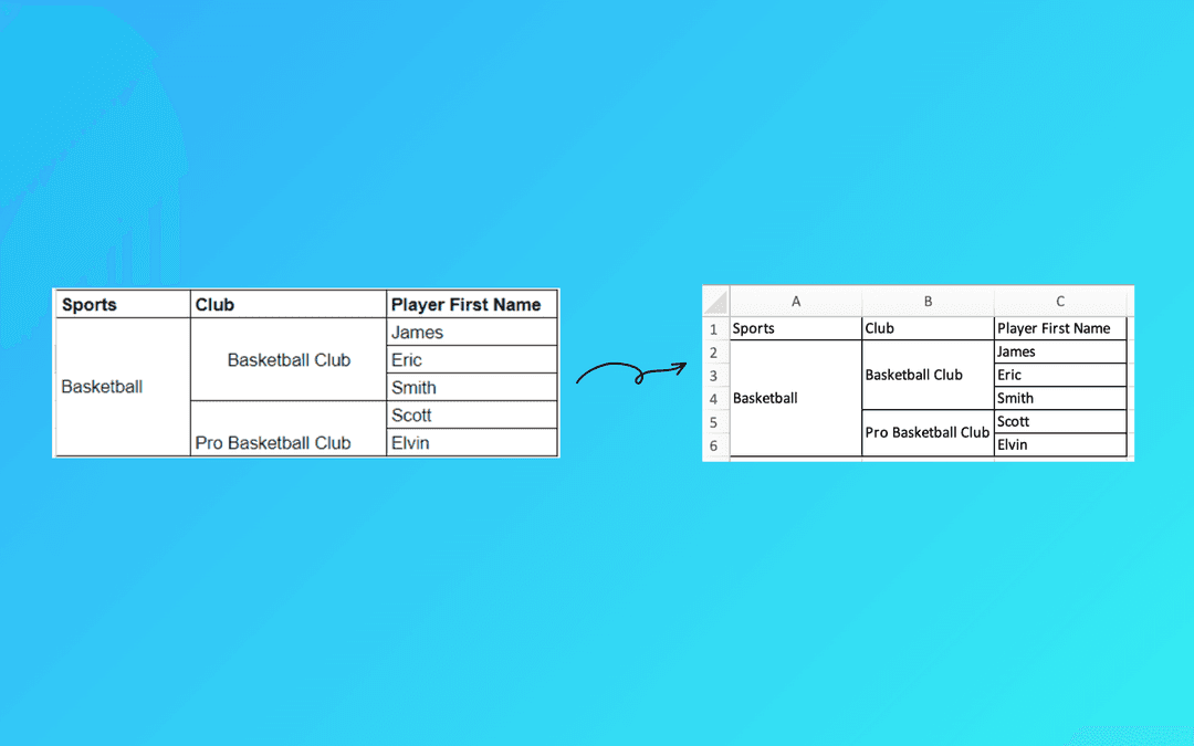 Image to Table Converter - Extract Tables from Images | Doclence